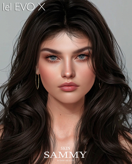 Second Life Marketplace - E.BEAUTY - SAMMY SKIN VELOUR - ICY [LELUTKA EvOX]